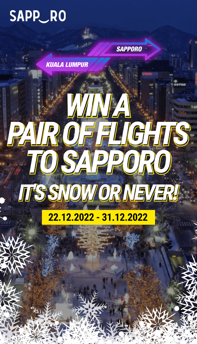 Win Flights to Sapporo - It's Snow or Never!